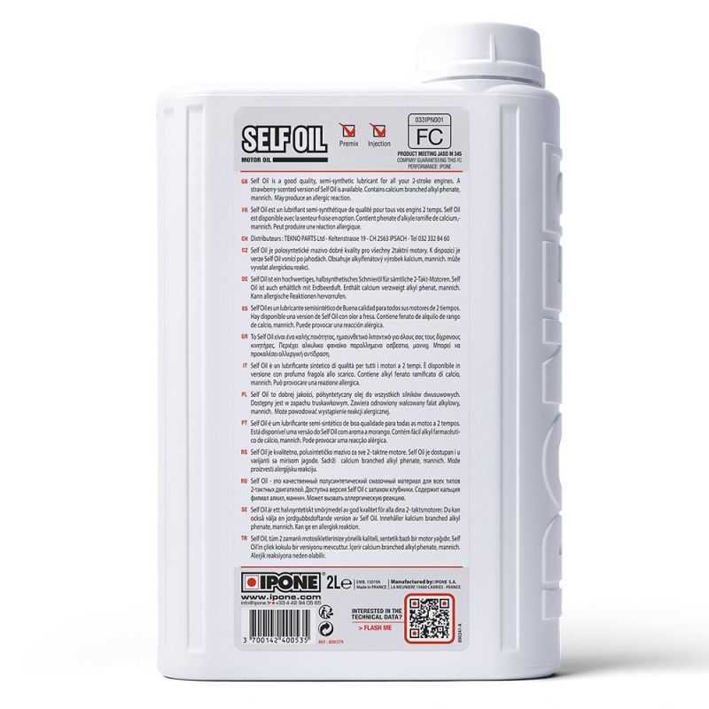 IPONE Motorcycle Oil 4T 10W40 R400rs 2L